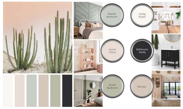 Sherwin Williams Warm Rust Earth Tones Paint Palette, Cohesive Whole ...