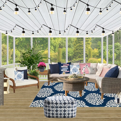 3D Rendering Patio Decorating Patio Online Interior Design - Etsy