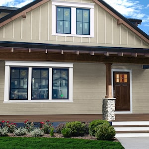 4 Color Options Full Exterior House Consultation - Exterior Color ...
