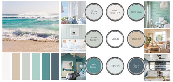 Sherwin Williams Warm Rust Earth Tones Paint Palette, Cohesive Whole ...