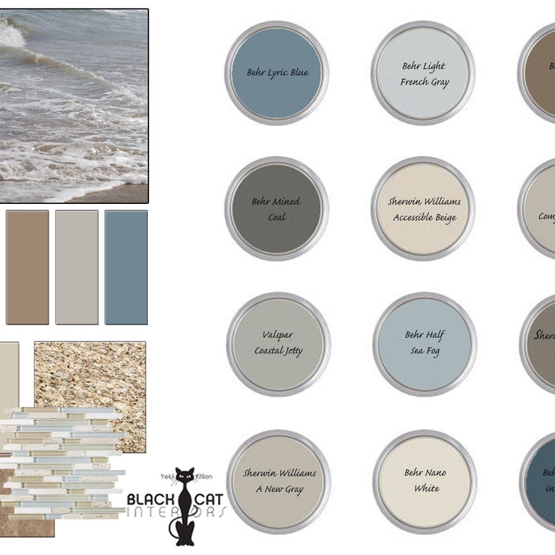 Coastal Color Palette - Etsy