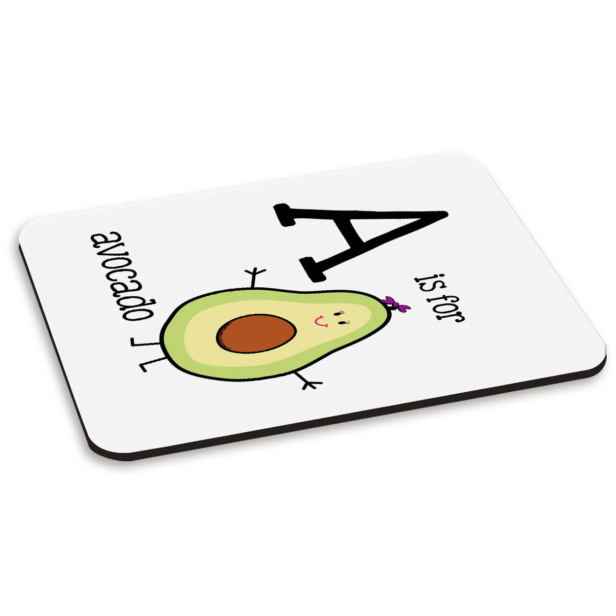 Letter A is for Avocado PC Computer Mouse Mat Pad - Etsy