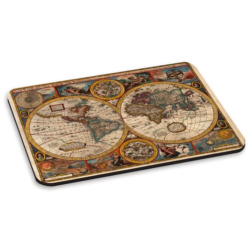 Mouse Pad Vintage World Map Office Gift Mouse Mat Mouse Pad - Etsy