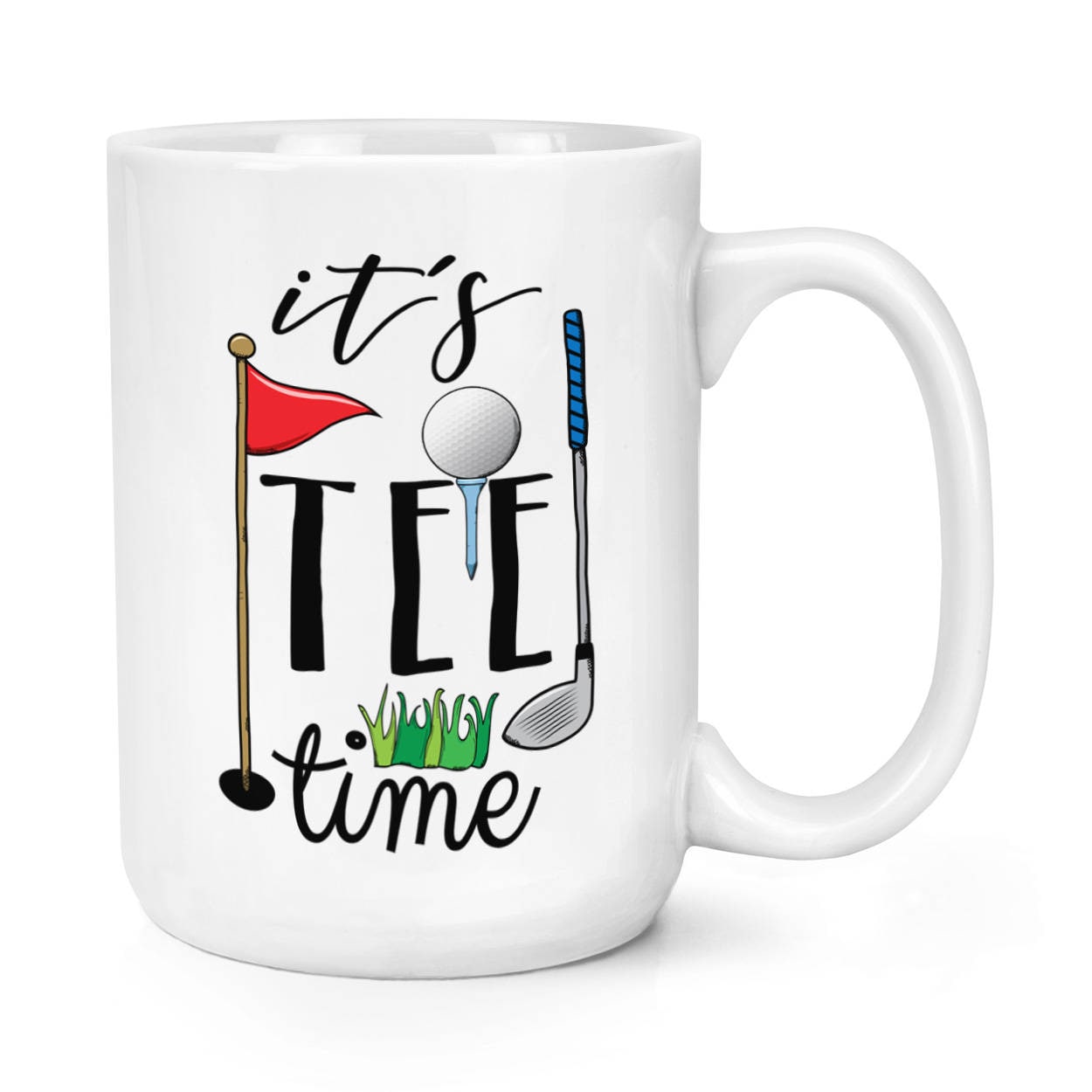 It's Tee Time Golf 15oz Large Mug Cup - Etsy Australia