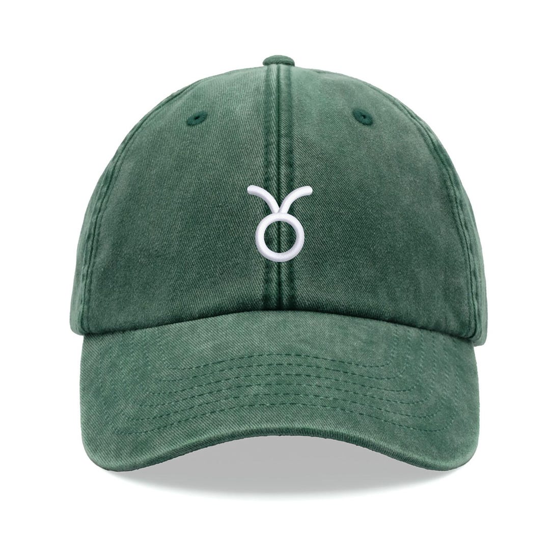 Taurus Baseball Cap Vintage Washed Unisex Dad Hat Low Profile ...