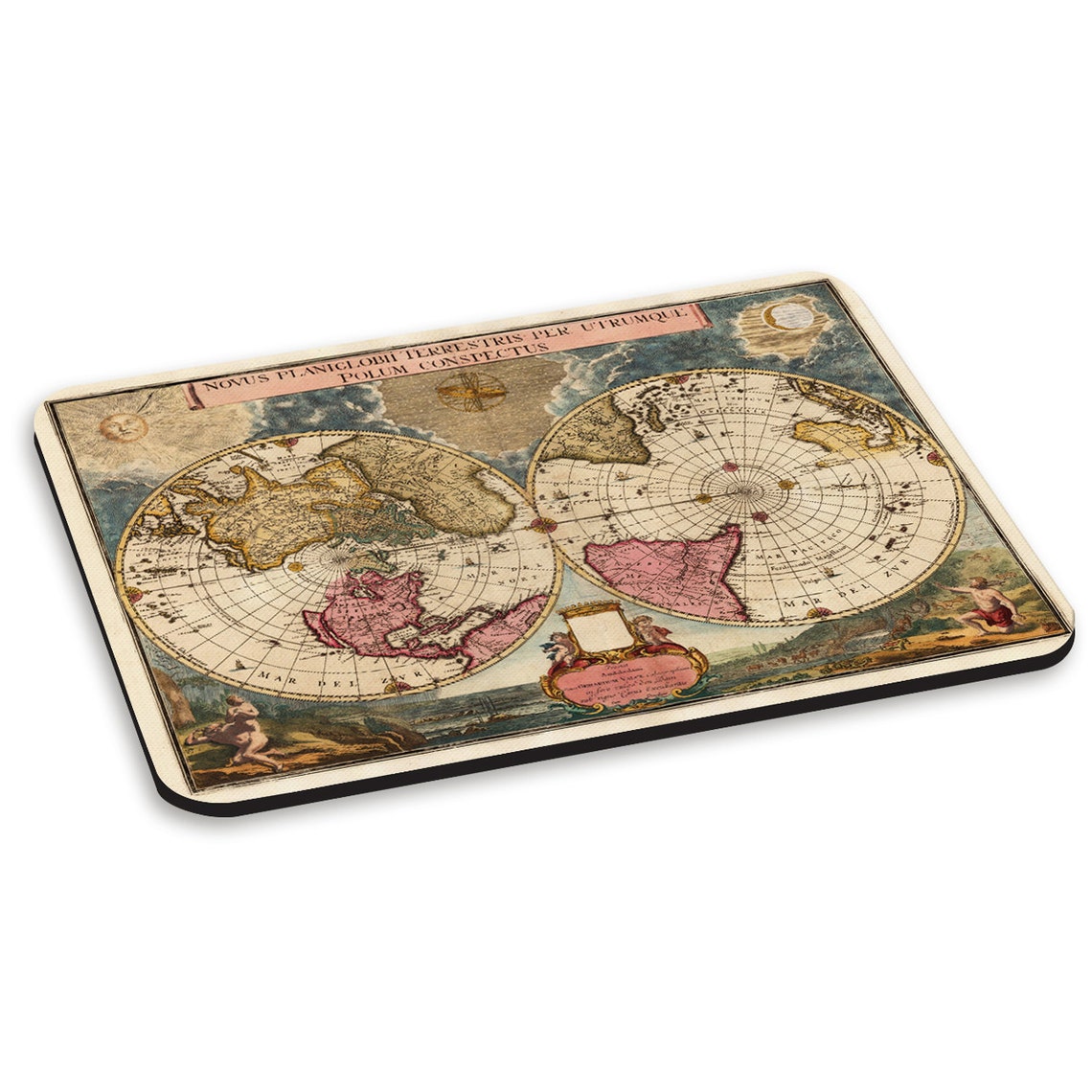 Vintage Old World Map 4 PC Computer Mouse Mat Pad - Etsy