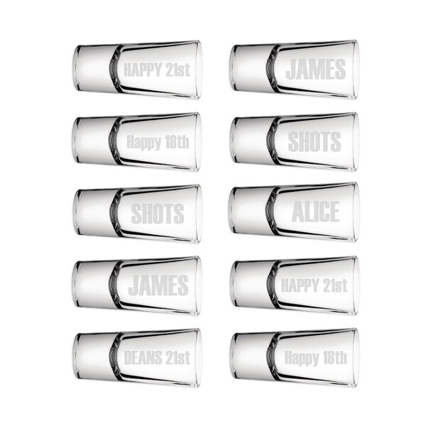 Custom Shot Glasses - Etsy UK