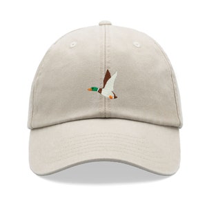 Flying Duck Baseball Cap Vintage Washed Unisex Dad Hat Adjustable Faded ...