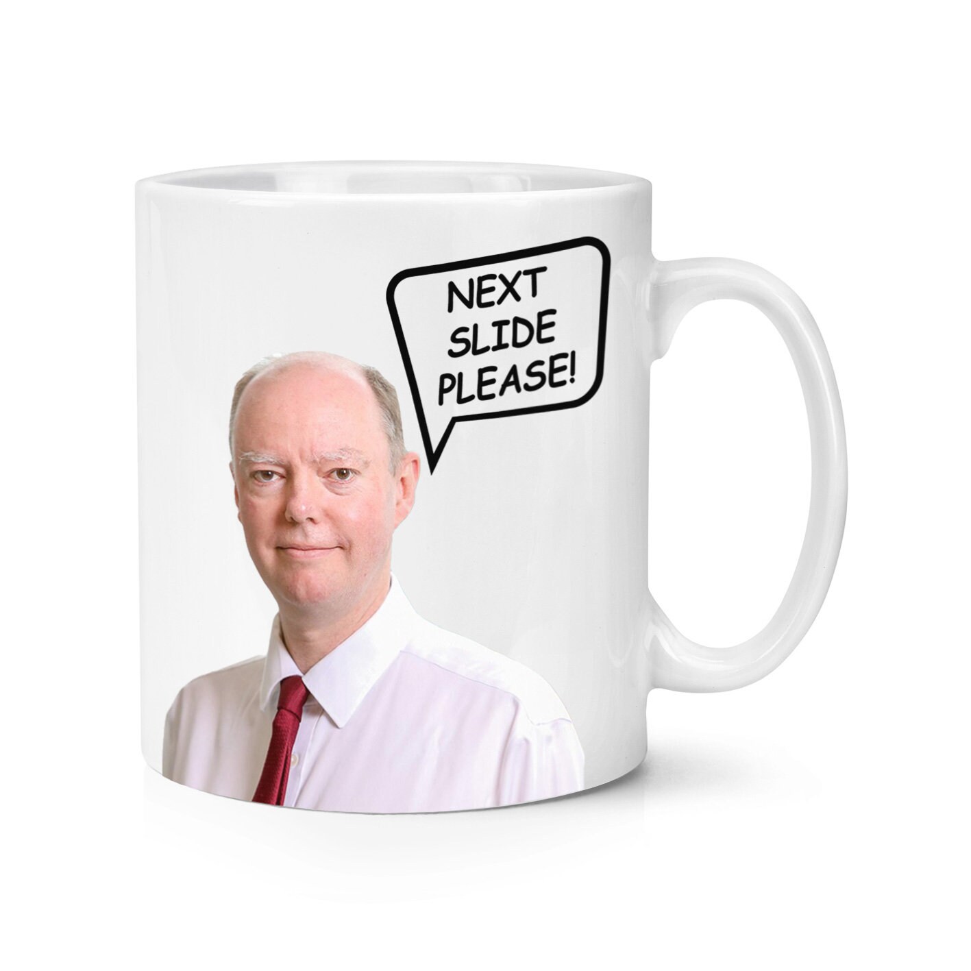 Chris Whitty Classic Next Slide Please 10oz Mug Cup Funny Joke - Etsy UK