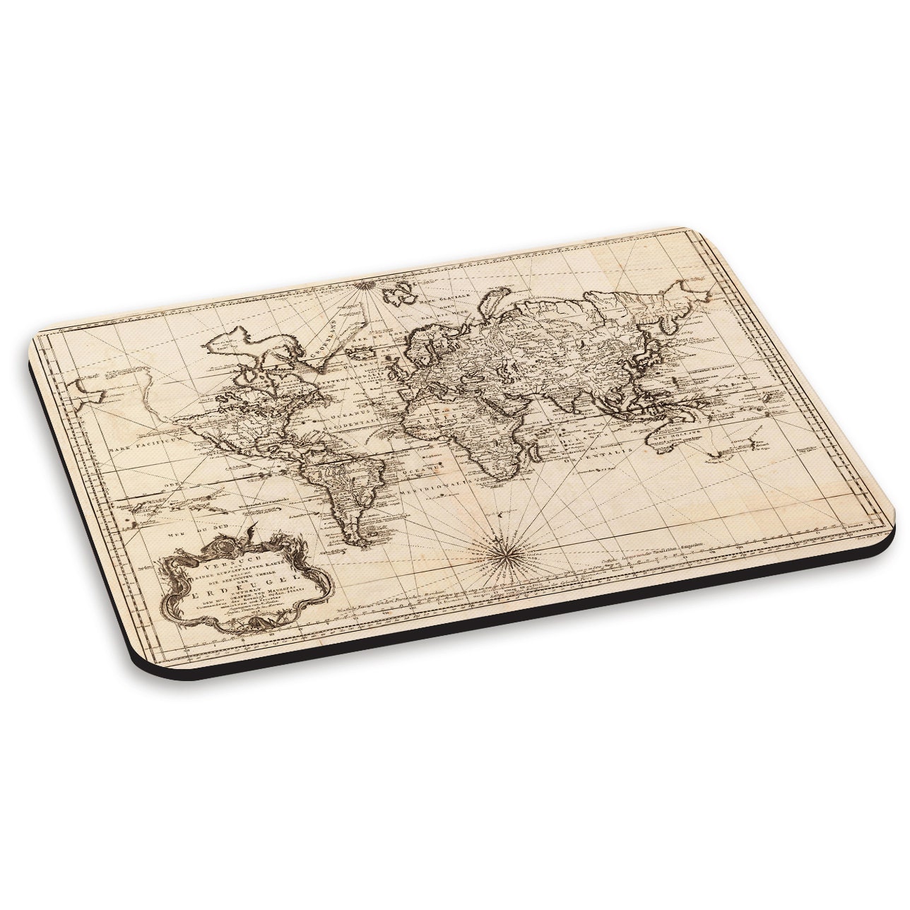 Vintage Old World Map #2 PC Computer Mouse Mat Pad - Etsy