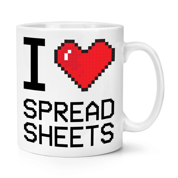 I Love Spreadsheet - Etsy UK