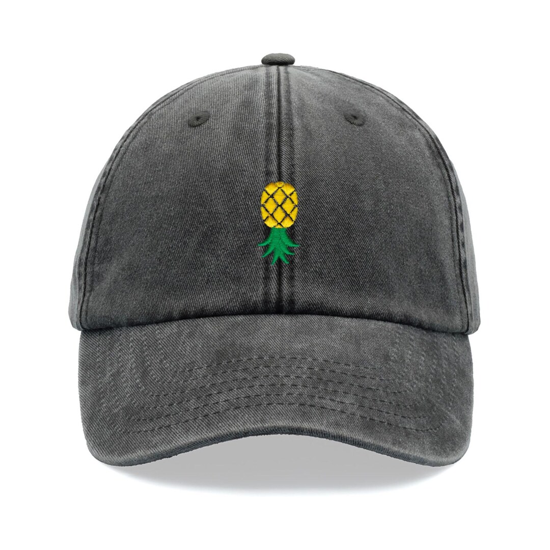 Upside Down Pineapple Baseball Cap Vintage Washed Unisex Dad Hat Low ...