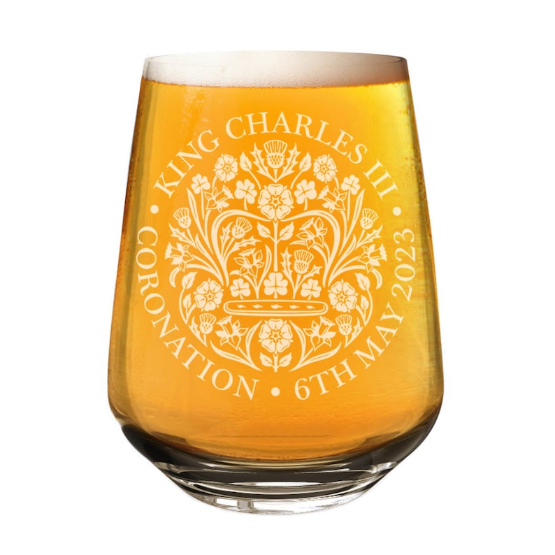 Coronation Emblem King Charles III Set of 6 Craft Beer Gin - Etsy Coronation Emblem King Charles III Set of 6 Craft Beer Gin - Etsy