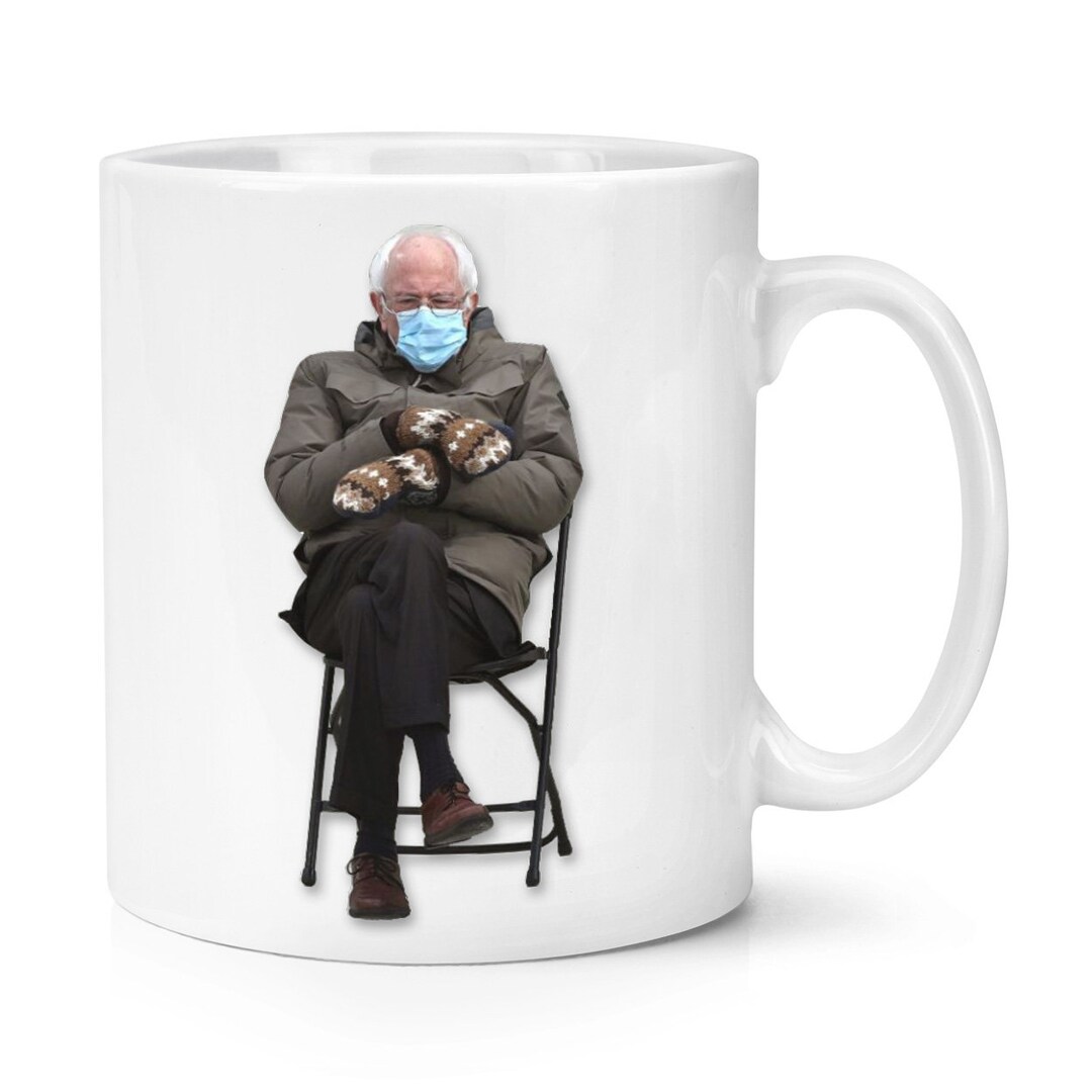Bernie Sanders Mittens Meme 10oz Mug Cup - Etsy