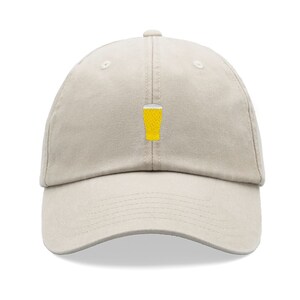 Beer Pint Glass Baseball Cap Vintage Washed Unisex Dad Hat Low Profile ...