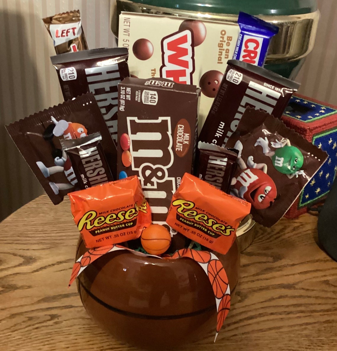 Ceramic Basketball Container - Etsy