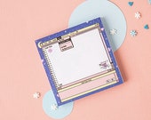 Starry Night Notepad / Blue Notepads / Memo Pad / Stationery / - Etsy UK