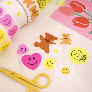 Smile Roll-sticker 05-08 / Masking Tape / Scrapbooking / - Etsy