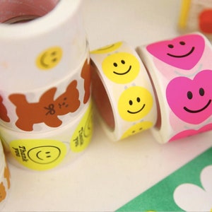 Smile Roll-sticker 05-08 / Masking Tape / Scrapbooking / - Etsy
