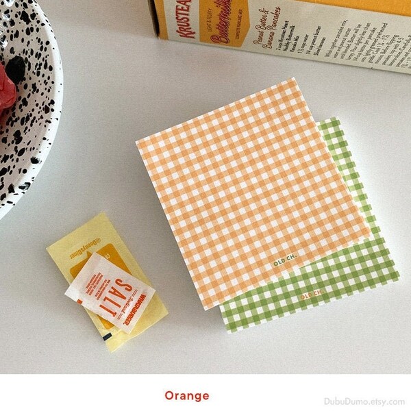 Gingham Check Paper - Etsy