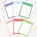 B5 Grid Notepads 6types / Simple Notepad / Big Memo Pad / - Etsy