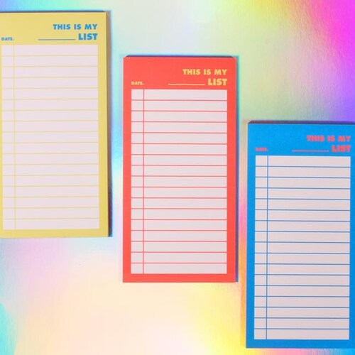 Checklist Notepad / Notepad / Personalized Notepads / Memo Pad - Etsy