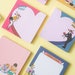 Sweet&love Notepad 6types / Heart Notepads / Colorful Memo - Etsy