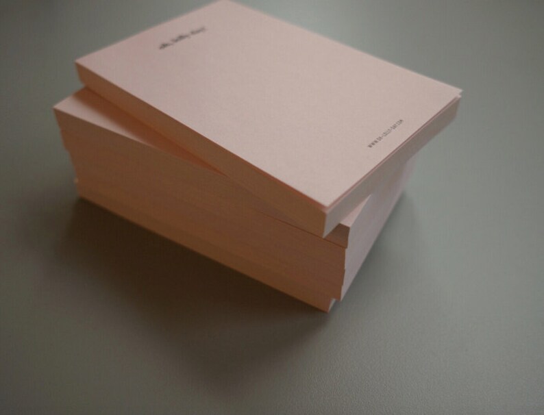 Simple Pink Notepad / Notepad / Notepads / Memo Pad / Bookmark - Etsy