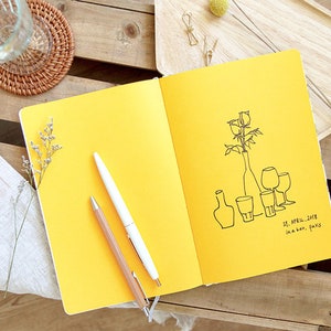 Hardcover Flower Lined Notebook / Flowery Notebook / Floral Notebook ...