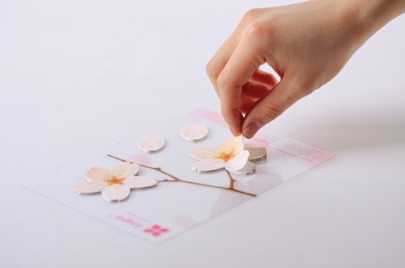 Sticky Notes cherry Blossom / Flower Notepads / Personalized - Etsy