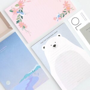 A5 Pastel Notepads / Colorful Notepad / Memo Pad / Sticky - Etsy