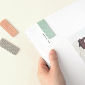 Magnetic Bookmarks grid Sunset / Grid Planner Bookmark / Journal ...