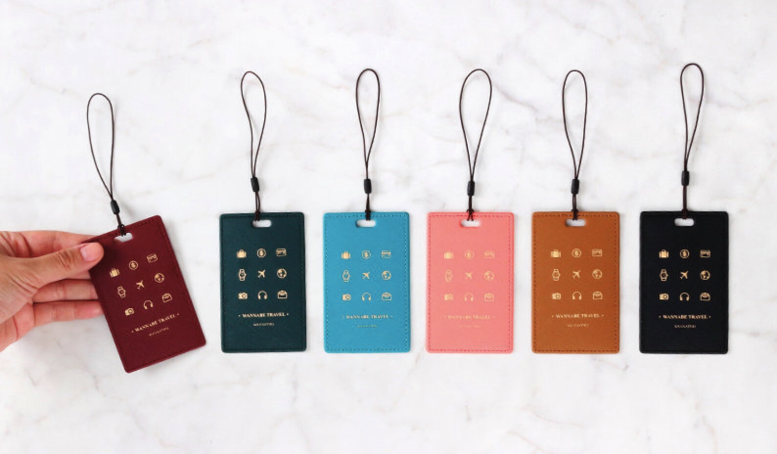 Luggage Tag 12colors / Backpack Tag / Bag Tag / Suitcase Tag - Etsy