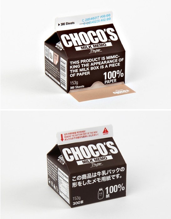 Notepad chocolate Milk / 300 Sheets / Notepad / Notepads / - Etsy