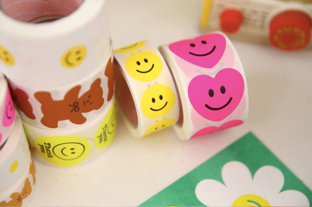 Smile Roll-sticker 05-08 / Masking Tape / Scrapbooking / - Etsy