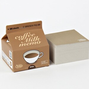 Notepad coffee Milk / 300sheets / Notepads / Personalized - Etsy