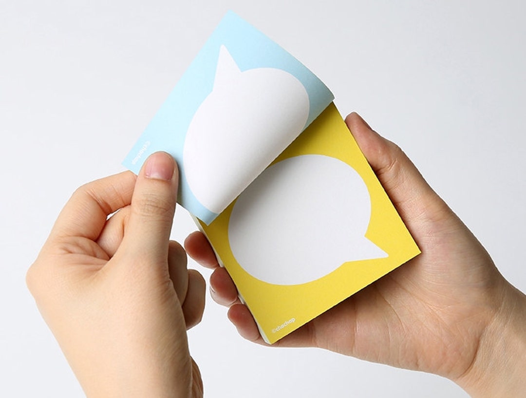 Speech Bubble Notepad / Notepad / Notepads / Memo Pad / - Etsy