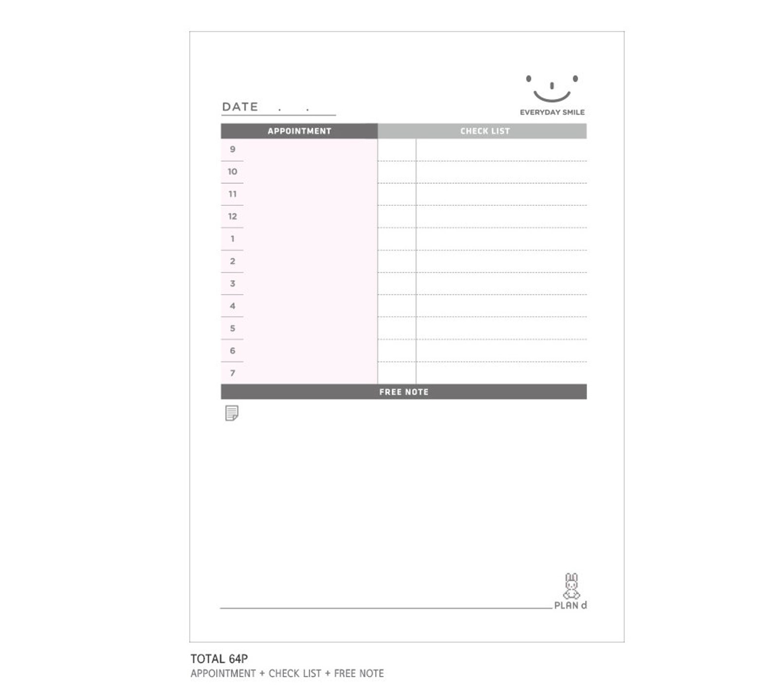 Daily Planner Notepad / Memo Pad / Check List / to Do List / - Etsy