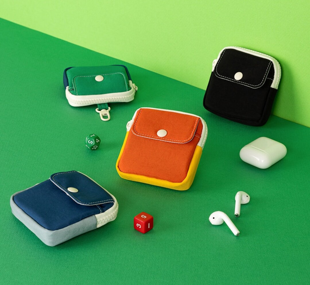 Earphone Pouch 4colors / Daily Mini Pouch, Airpods Case, Airpods Pro ...