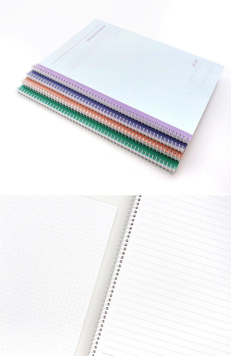 B5 Notebook 8types / Lined Notebook Grid Notebook Cornell - Etsy