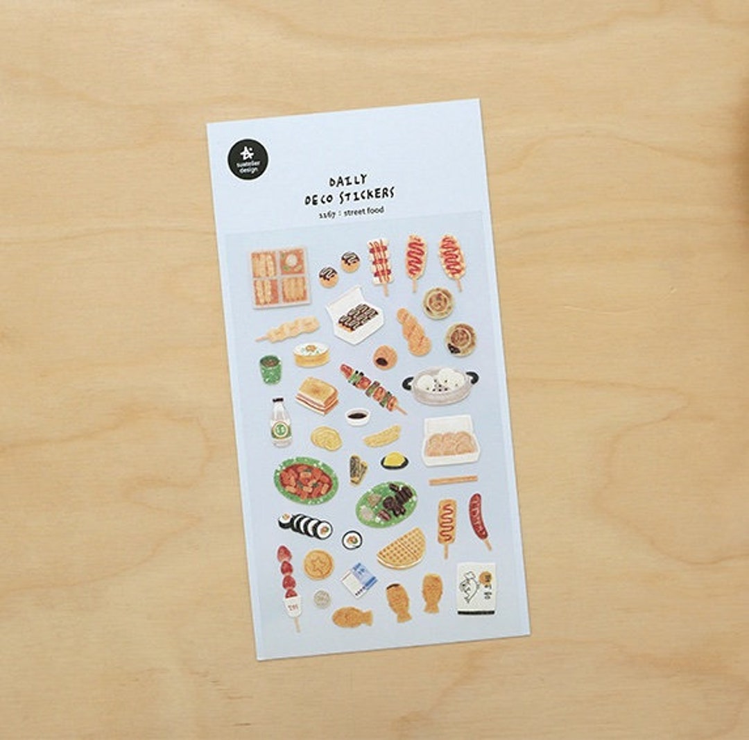 Planner Sticker street Food / Journal Stickers / Scrapbooking Stickers ...