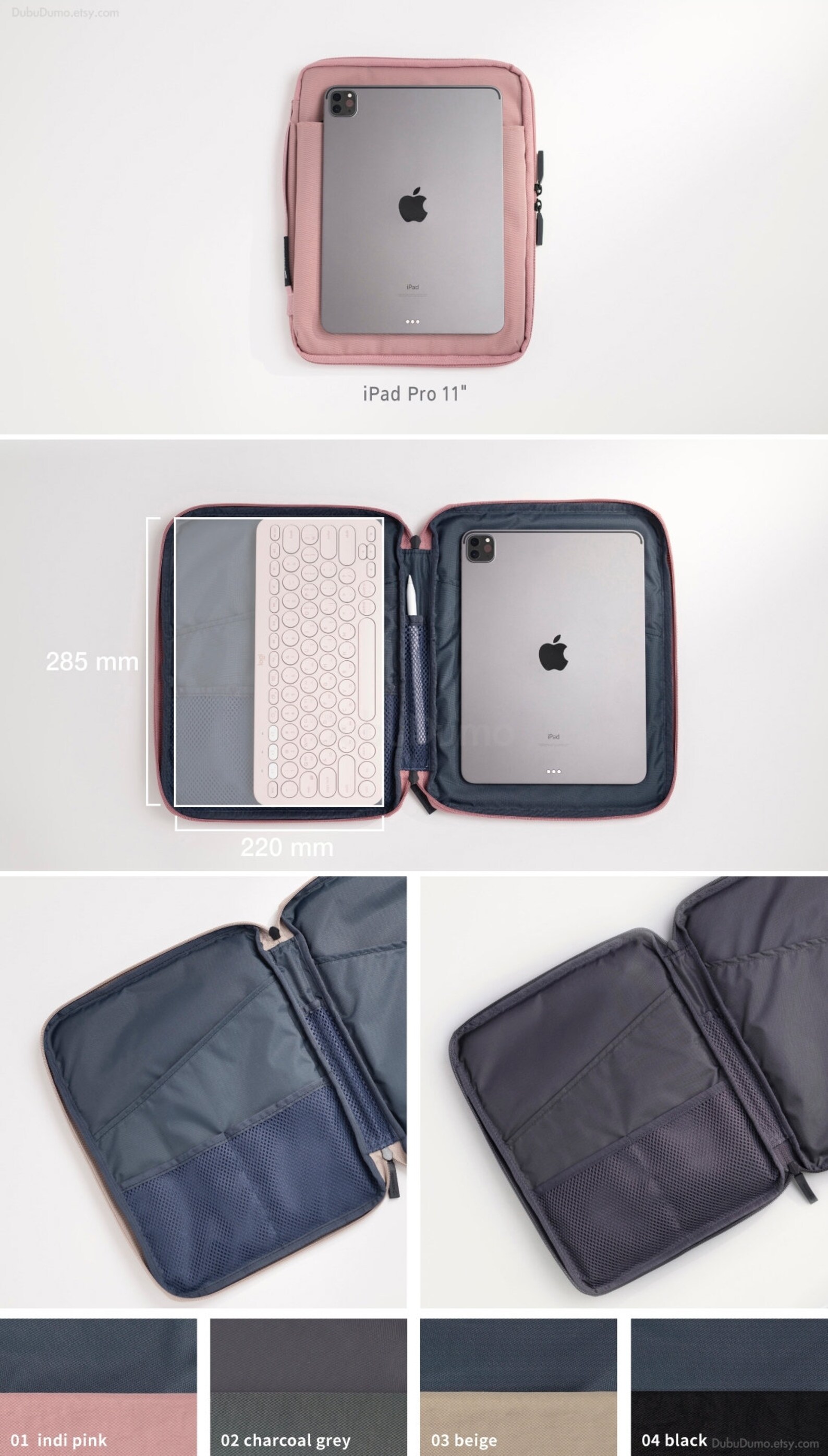 11 Ipad Pro Case Strap 4colors / 9.7 10.5 10.9 | Etsy