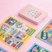 Retro Square Stickers 5types / Vivid Stickers / Decal - Etsy