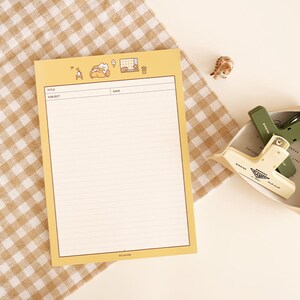 B5 Grid & Lined Notepads Cat8types / Kitty Notepad / Big Memo Pad ...