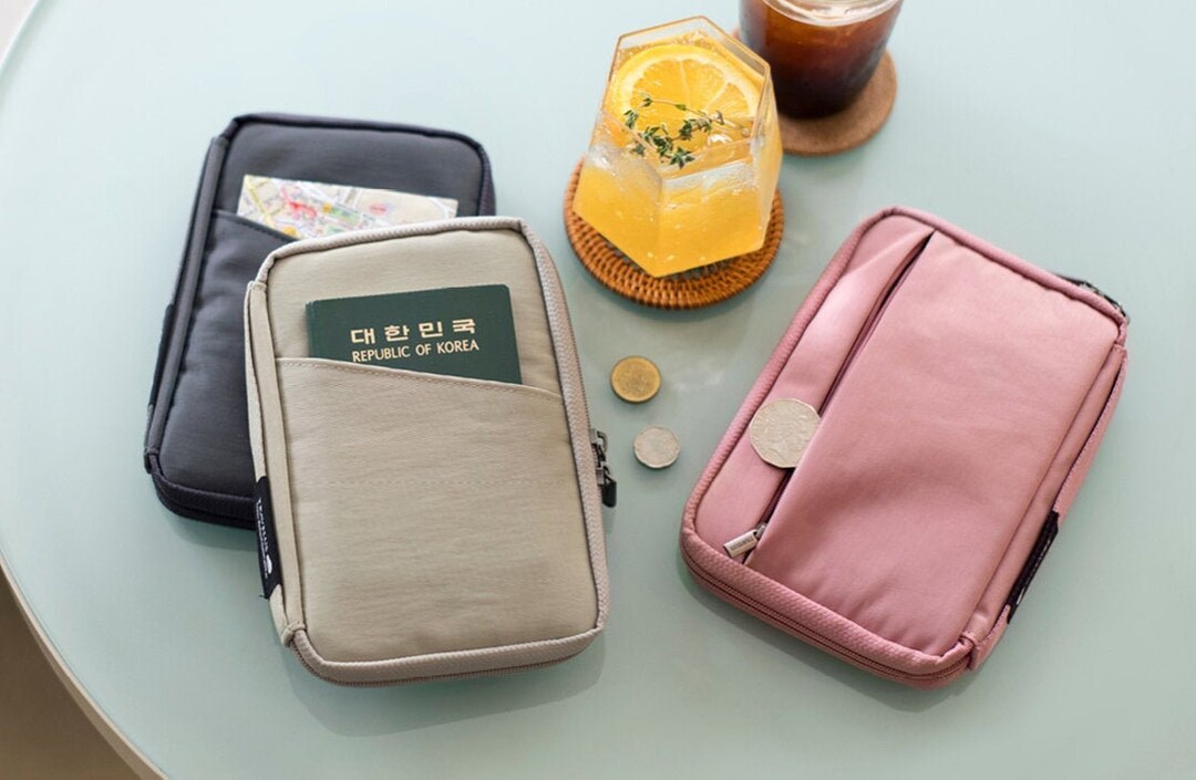 Pocket Daily Pouch V.1 4colors / Travel Pouch / Cable Pouch - Etsy