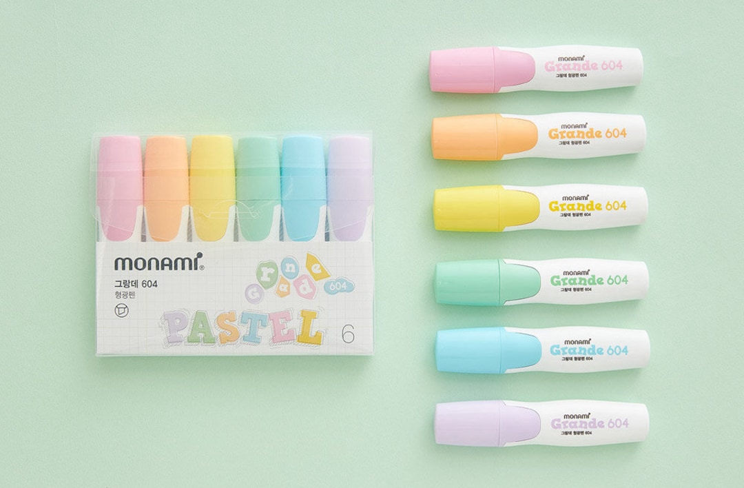 6colors Highlighter Pens Set / Highlighter / Diary Pens Set ...