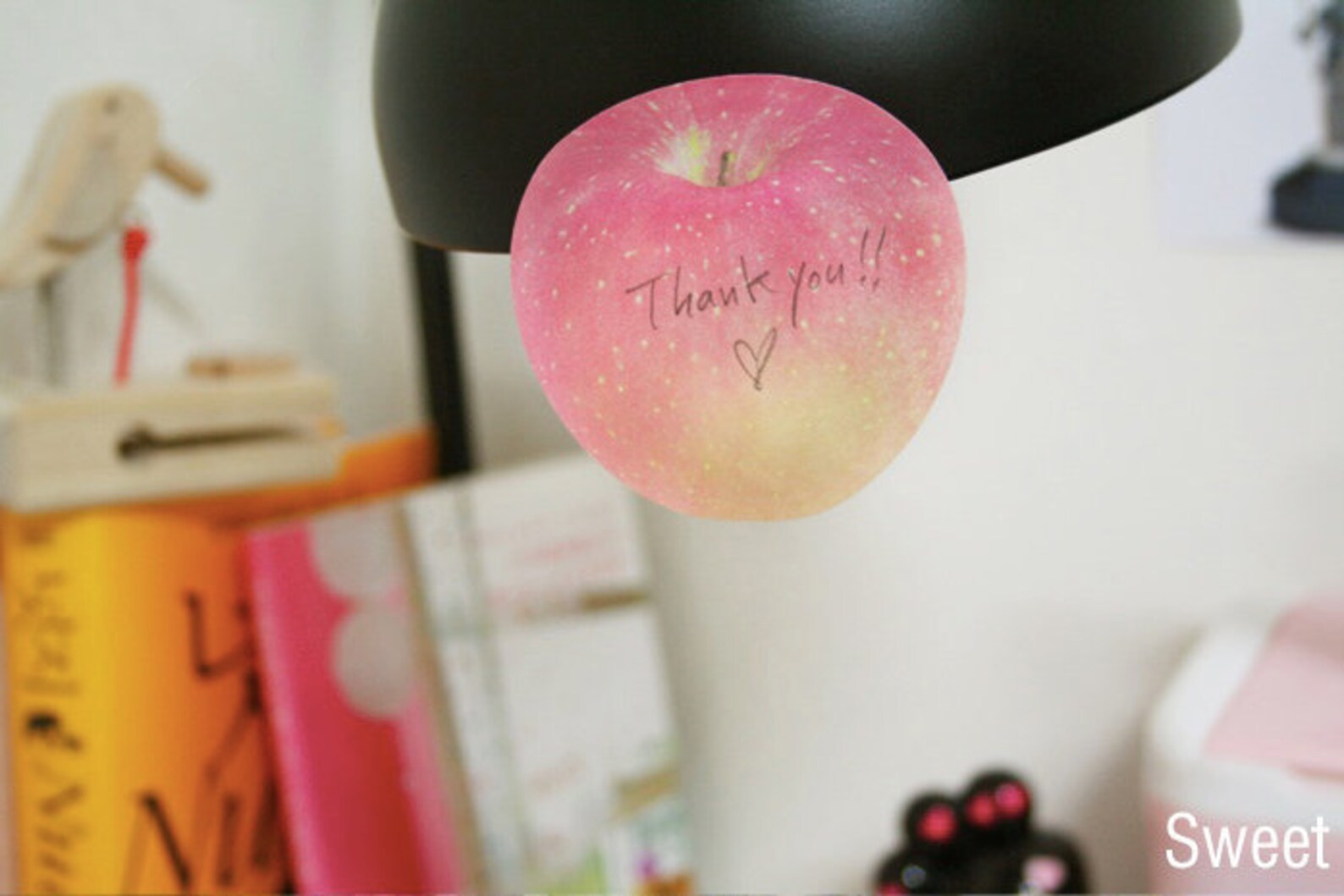 Apple Sticky Notes / Fruits / Colorful Notepads / Personalized | Etsy