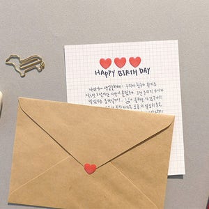 Planner Stickers pink Heart / Epoxy Sticker / Stationery / - Etsy