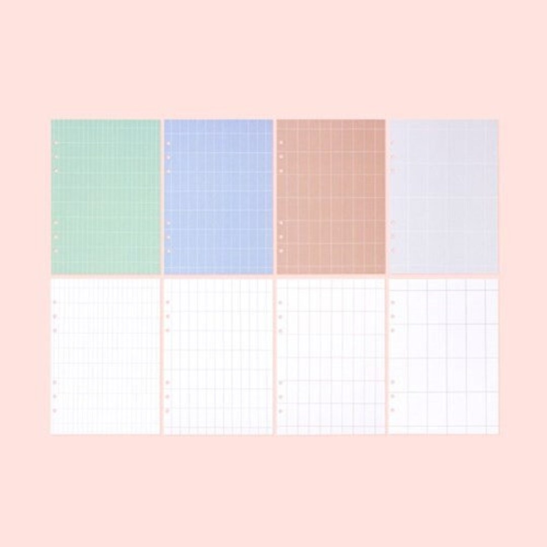 A5 Tile Note Long Refill / Squared Manuscript Paper / Diary - Etsy