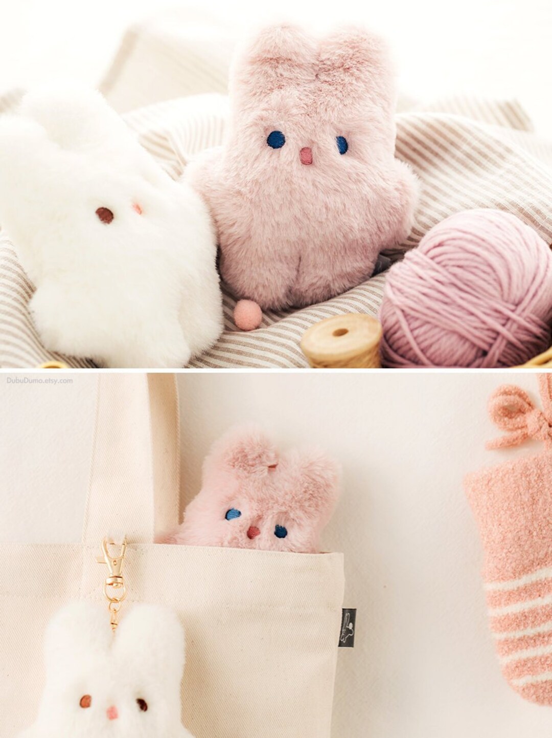 Rabbit Keychain 5colors : Key Ring, Airpods Key Ring, Key Chain, Bag ...